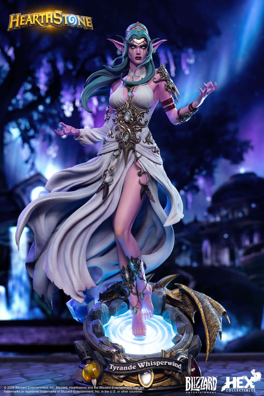 【Pre-sale】1/6 Scale Tyrande Whisperwind with LED Licensed-Hearthstone ...