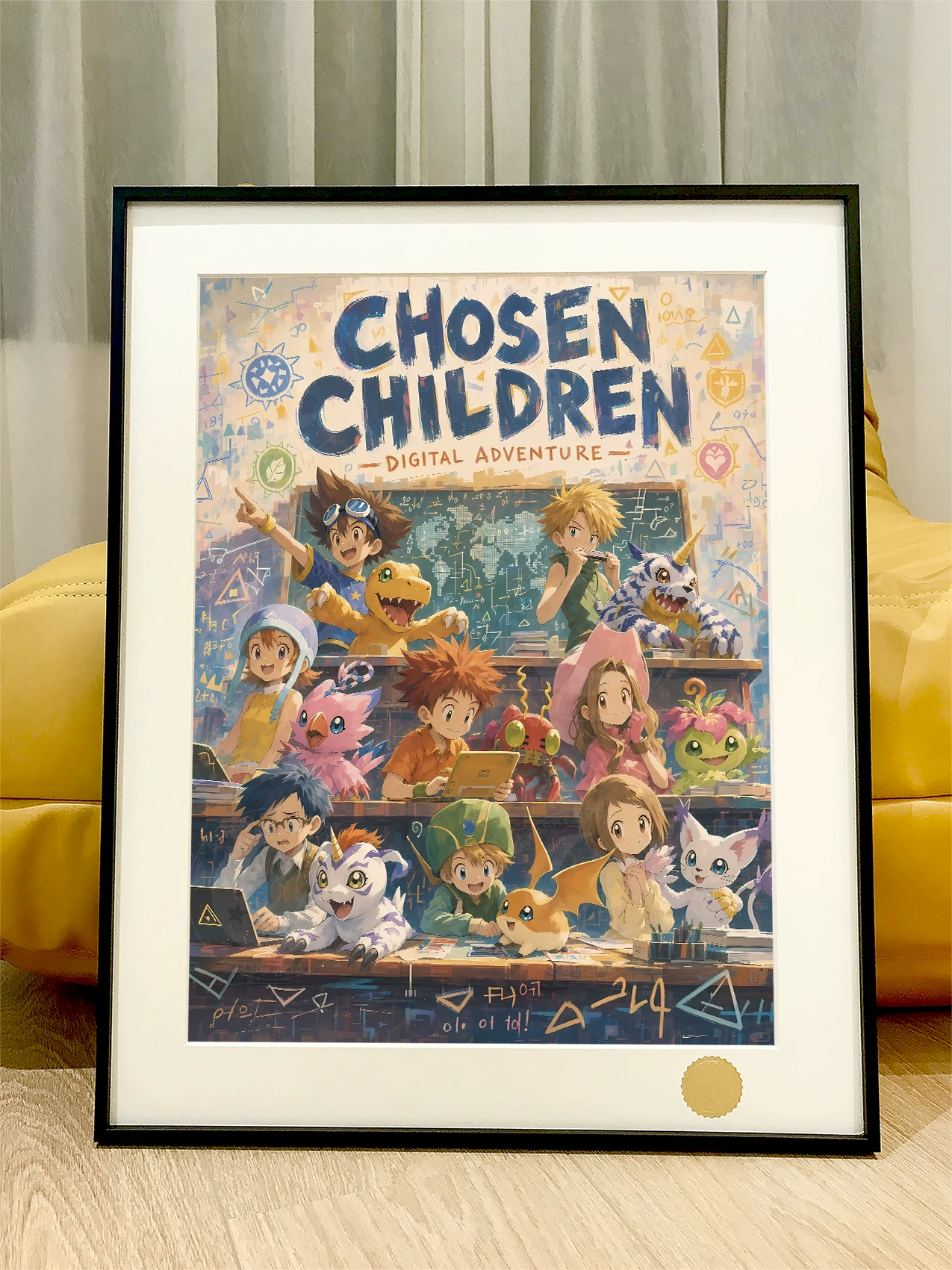 【Pre-sale】Decorative Painting of Choose Children-Digimon Adventure ...