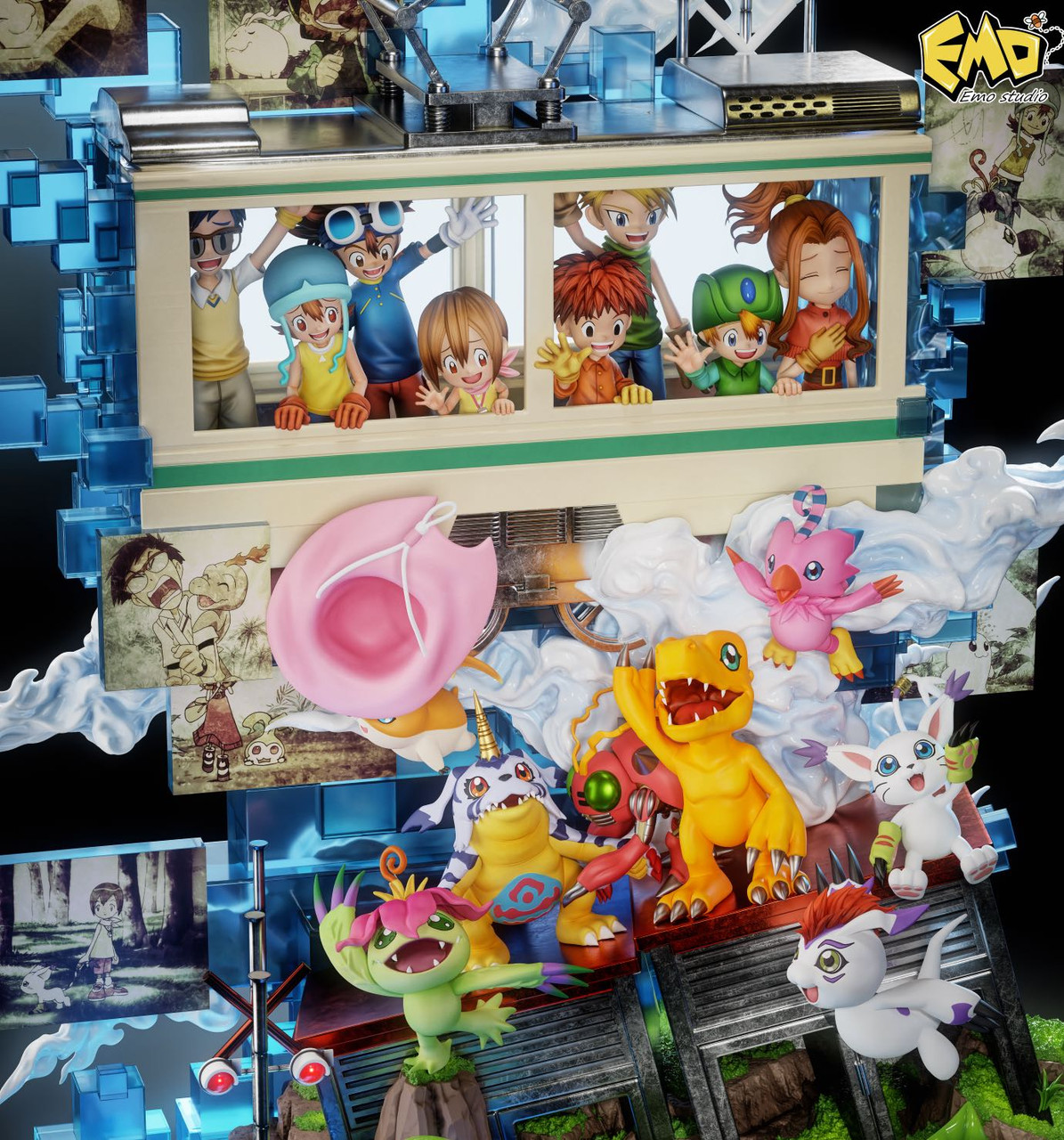 【Pre-sale】The First Generation of Digimon with LED-Digimon Adventure ...