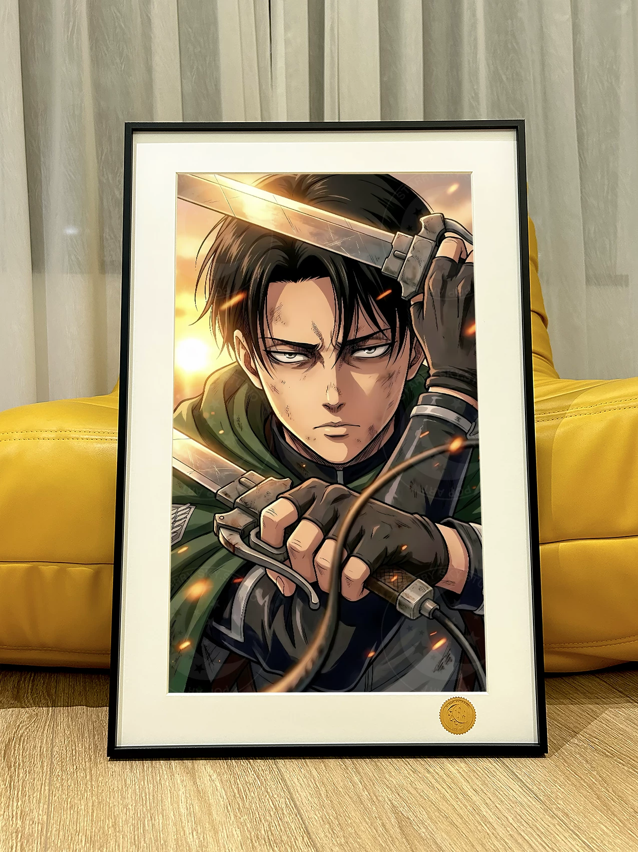 【Pre-sale】Decorative Painting of Fire Levi-Attack on Titan-XingKong ...