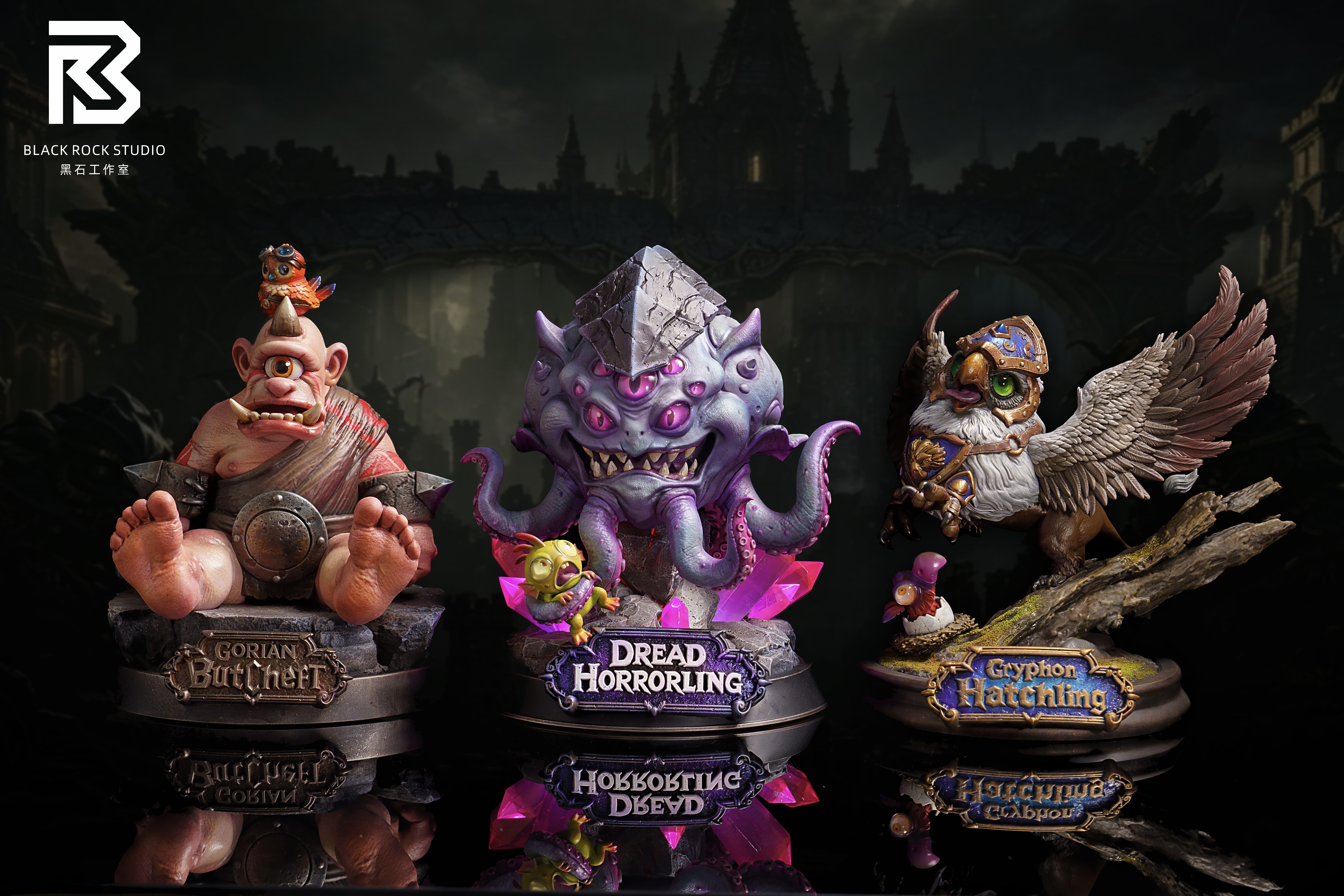 【Pre-sale】Q Version Griffin, Beholder and Ogre-Dungeons and Dragons-BRS ...