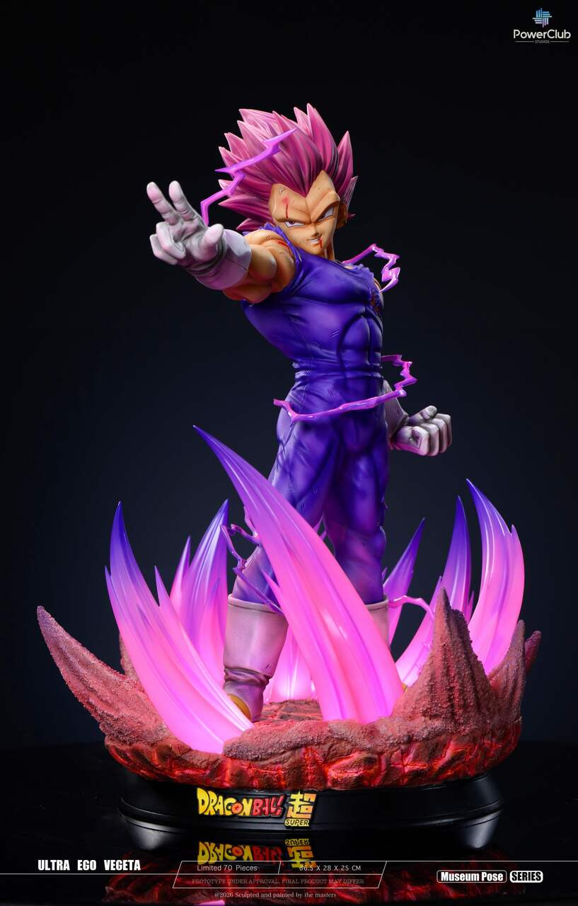 【Pre-sale】1/6 Scale Ultra ego Vegeta and Majin Vegeta with LED-Dragon ...