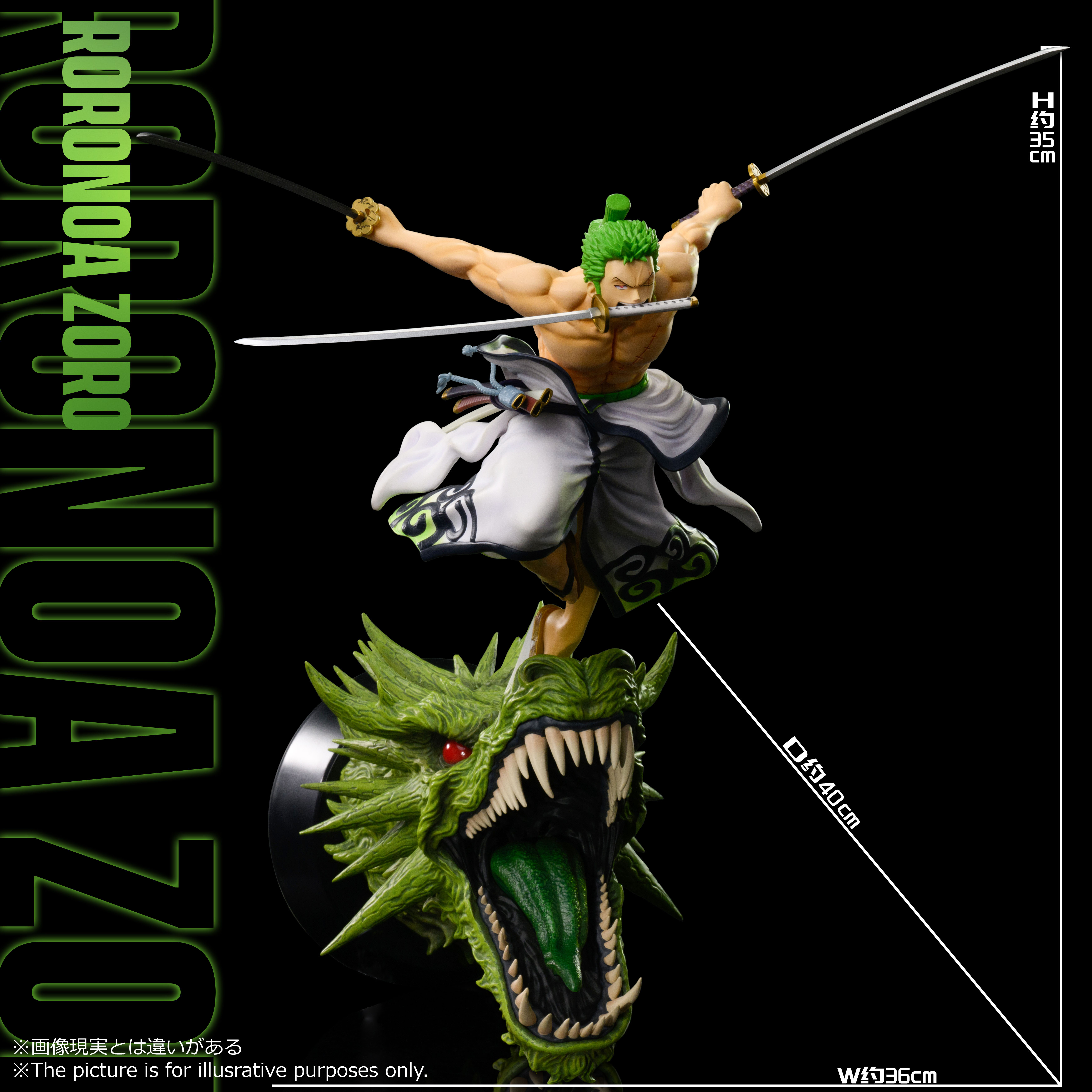 【In Stock】1/8 Scale Wall-mounted Roronoa Zoro-One Piece ...