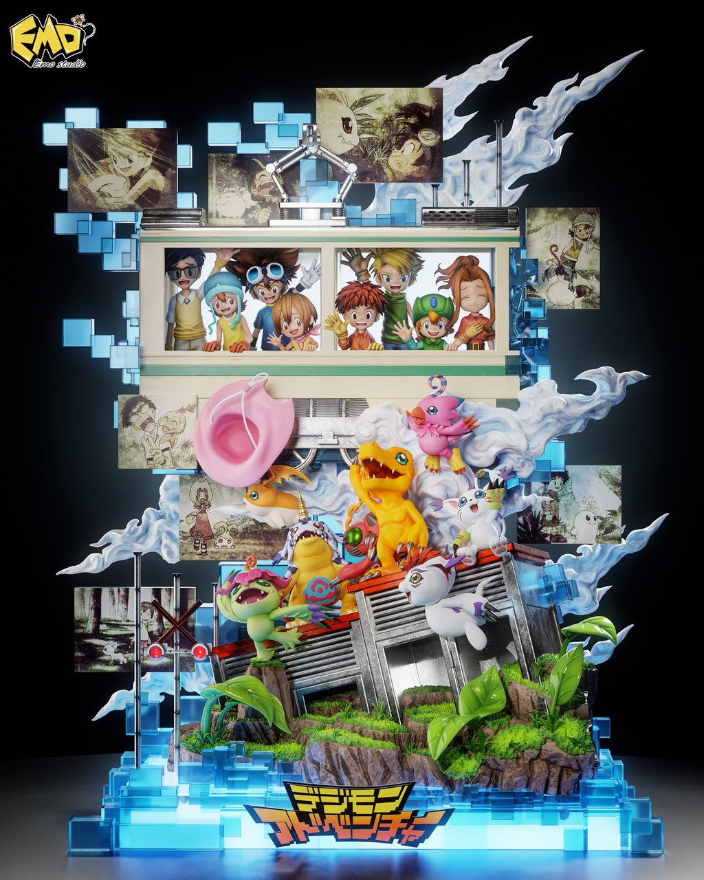 【Pre-sale】The First Generation of Digimon with LED-Digimon Adventure ...