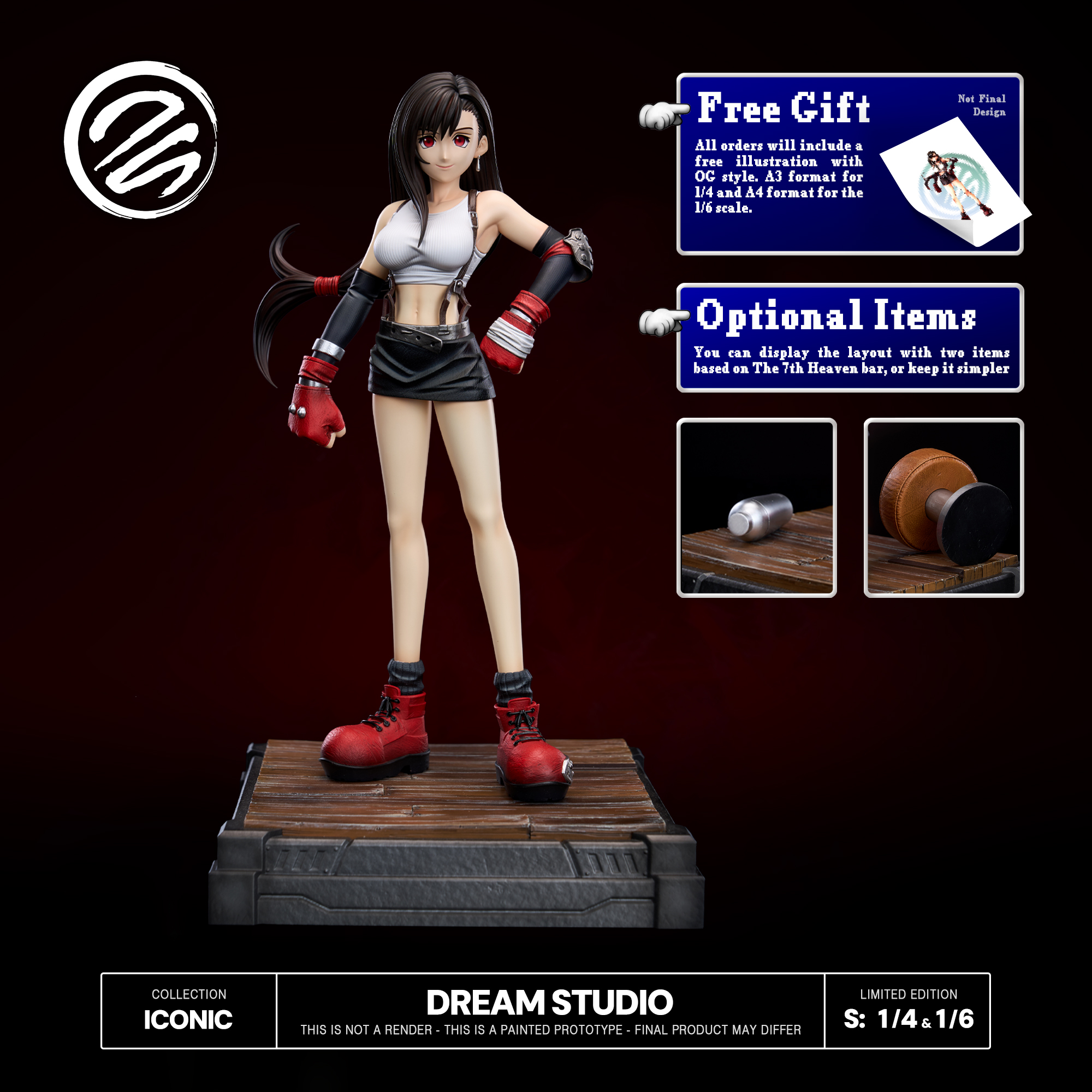 【Pre-sale】1/6 and 1/4 Scale OG Tifa-Final Fantasy-Dream Studio ...