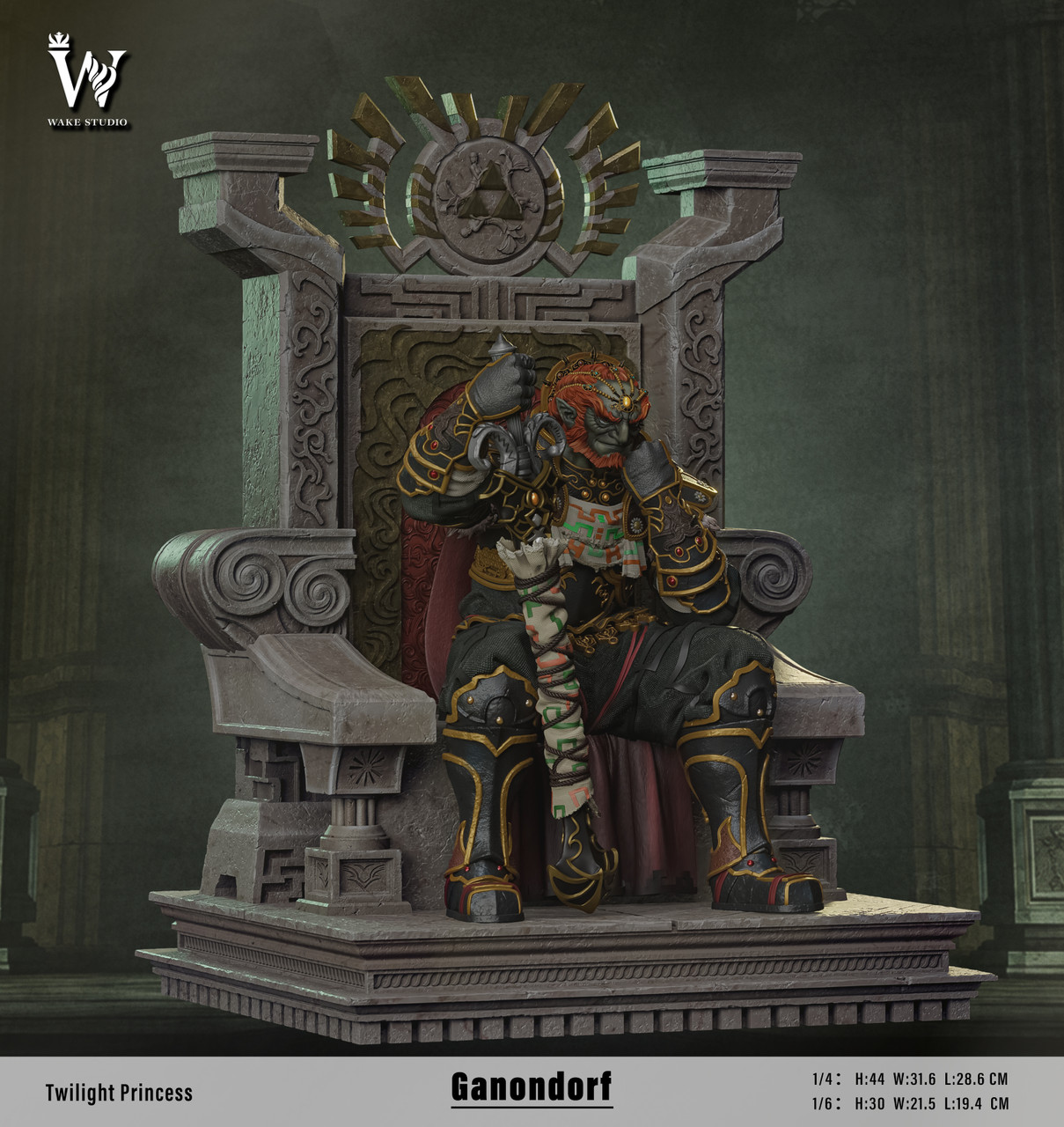 【Pre-sale】1/6 and 1/4 Scale Twilight Princess Ganondorf-The Legend of ...