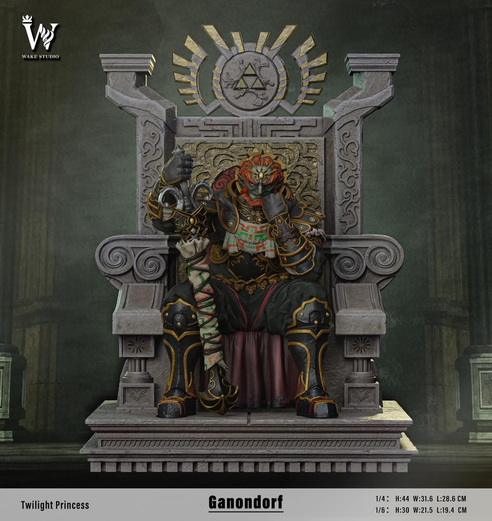 【Pre-sale】1/6 and 1/4 Scale Twilight Princess Ganondorf-The Legend of ...