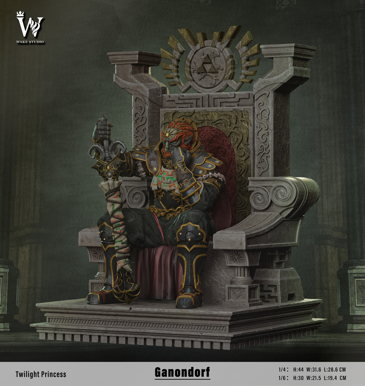 【Pre-sale】1/6 and 1/4 Scale Twilight Princess Ganondorf-The Legend of ...