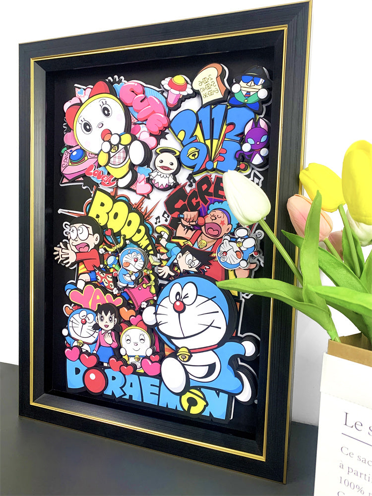 【In stock】3D Decorative Paint of Doraemon & Nobita Nobi-Doraemon-momo ...