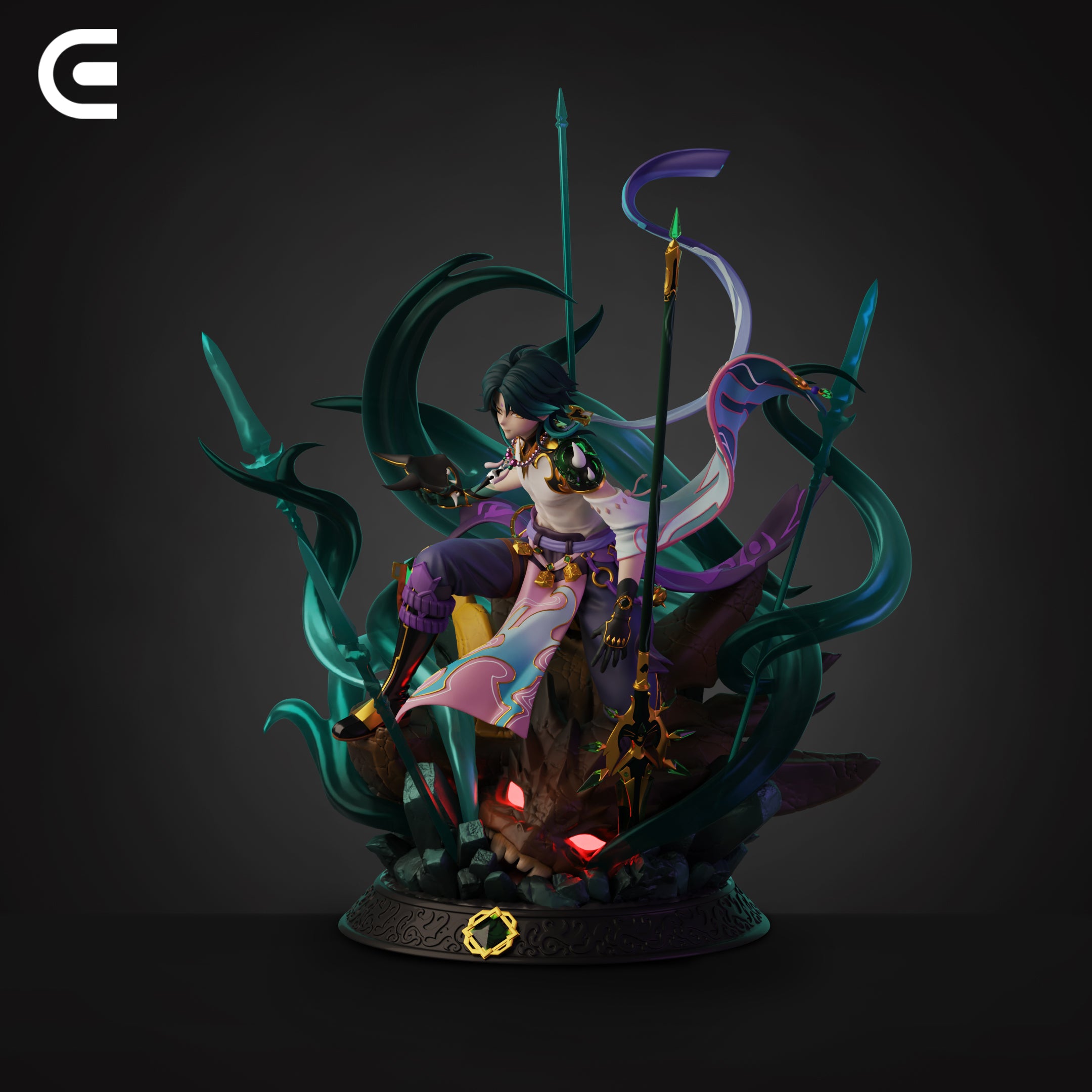 【Pre-sale】1/4 Scale Vigilant Yaksha Xiao-Genshin Impact-Clio Studio ...