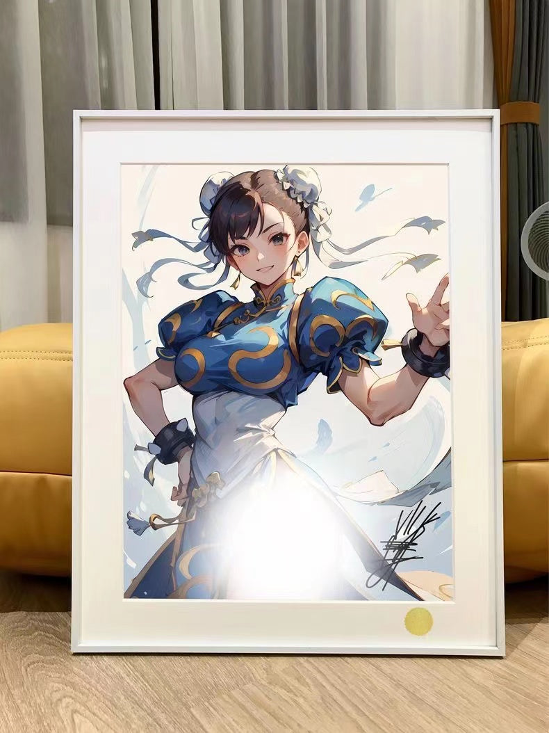 【Pre-sale】Decorative Painting of Chun-Li-Street Fighter-XingKong Studio ...