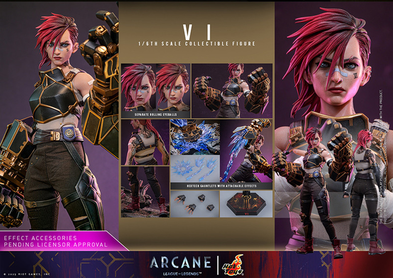【Pre-sale】1/6 Scale Arcane Season 2 Vi-League of Legends (LOL)-HotToys ...