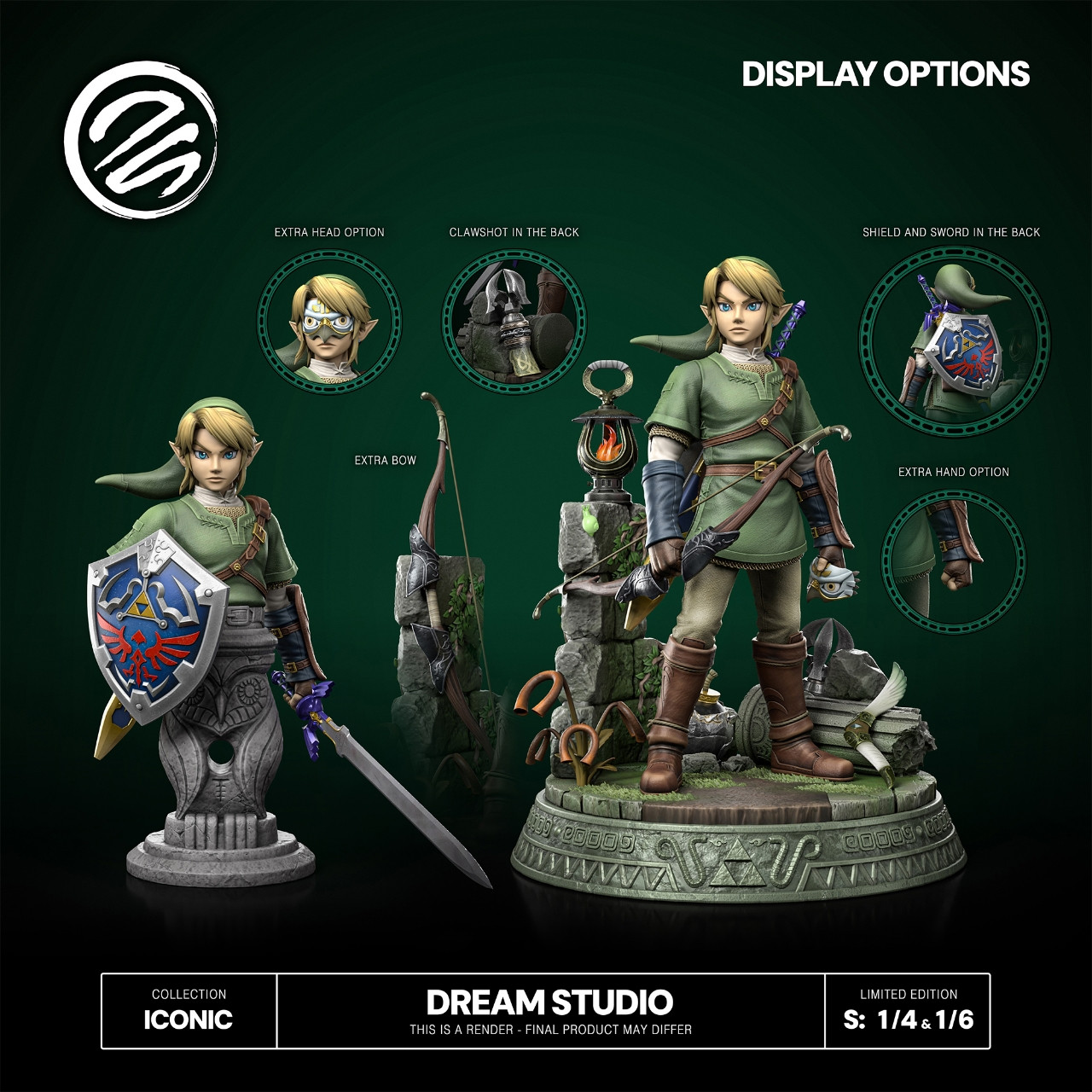 【Pre-sale】1/4 & 1/6 Scale Link TP-The Legend of Zelda-Dream Studio ...