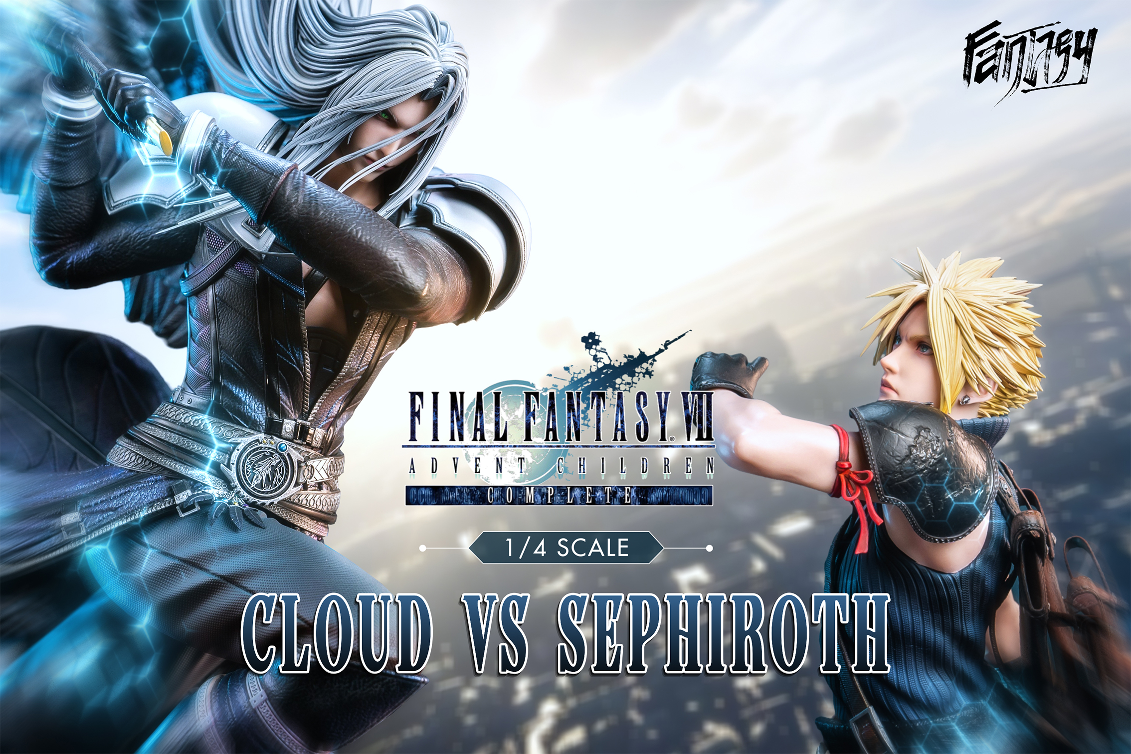 【Pre-sale】1/4 Scale Sephiroth vs Cloud-(FF7) Final Fantasy-Fantasy ...