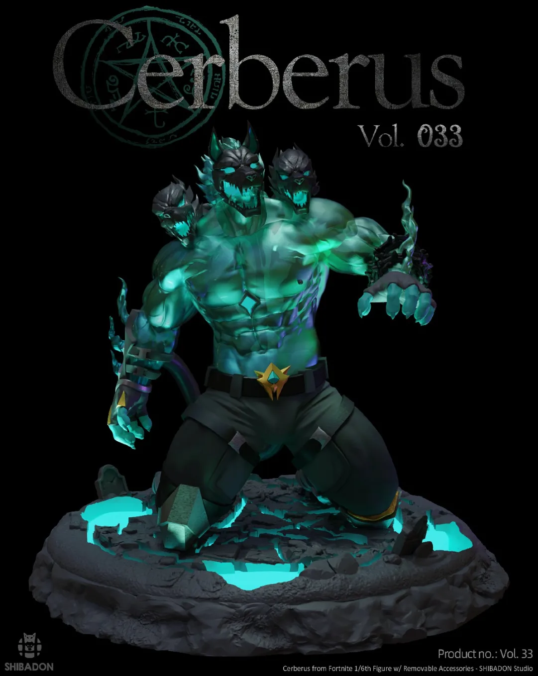 cerberus statue large
