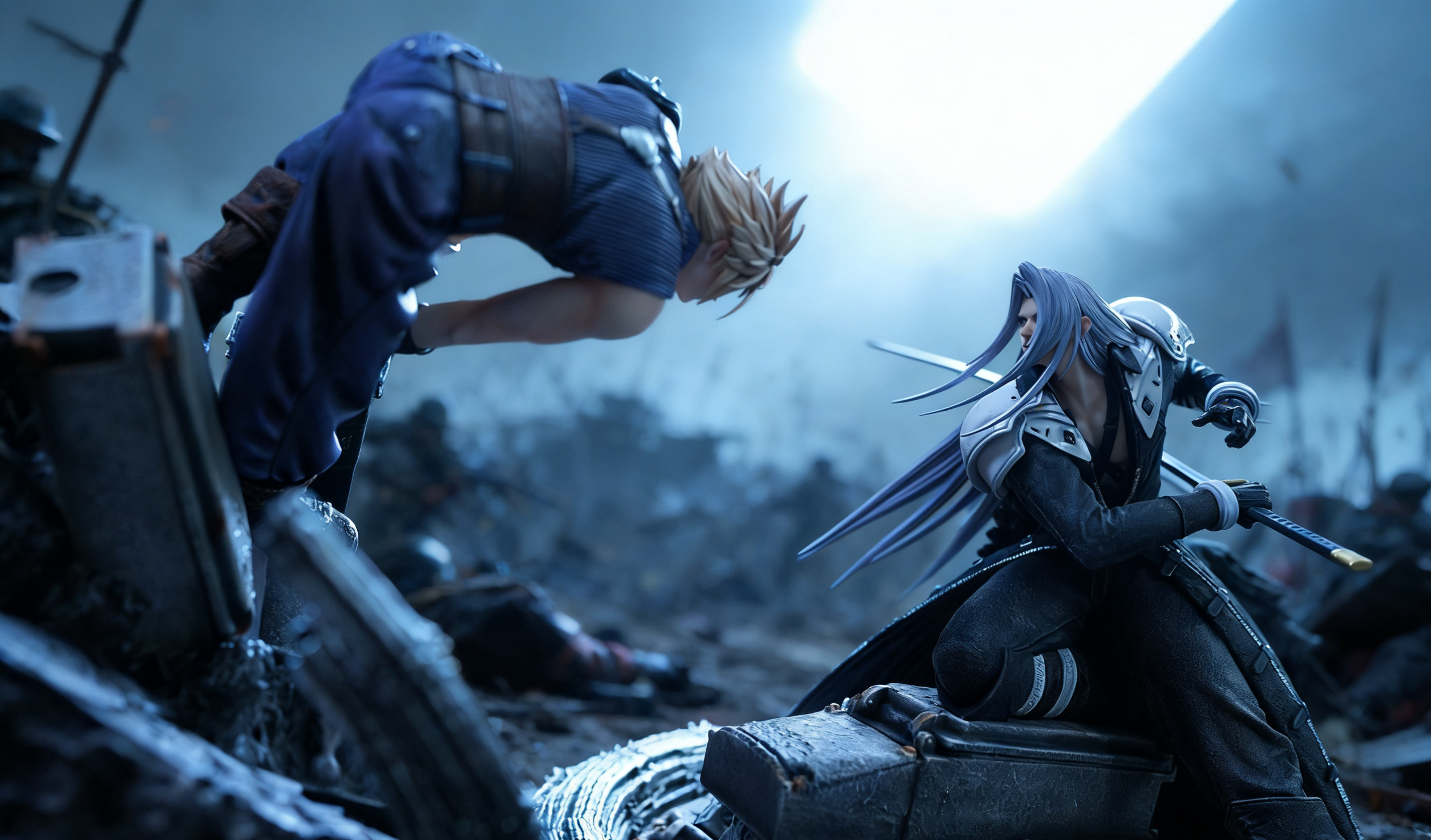 【Pre-sale】1/6 Scale Cloud vs Sephiroth-THE ONES Studio ...