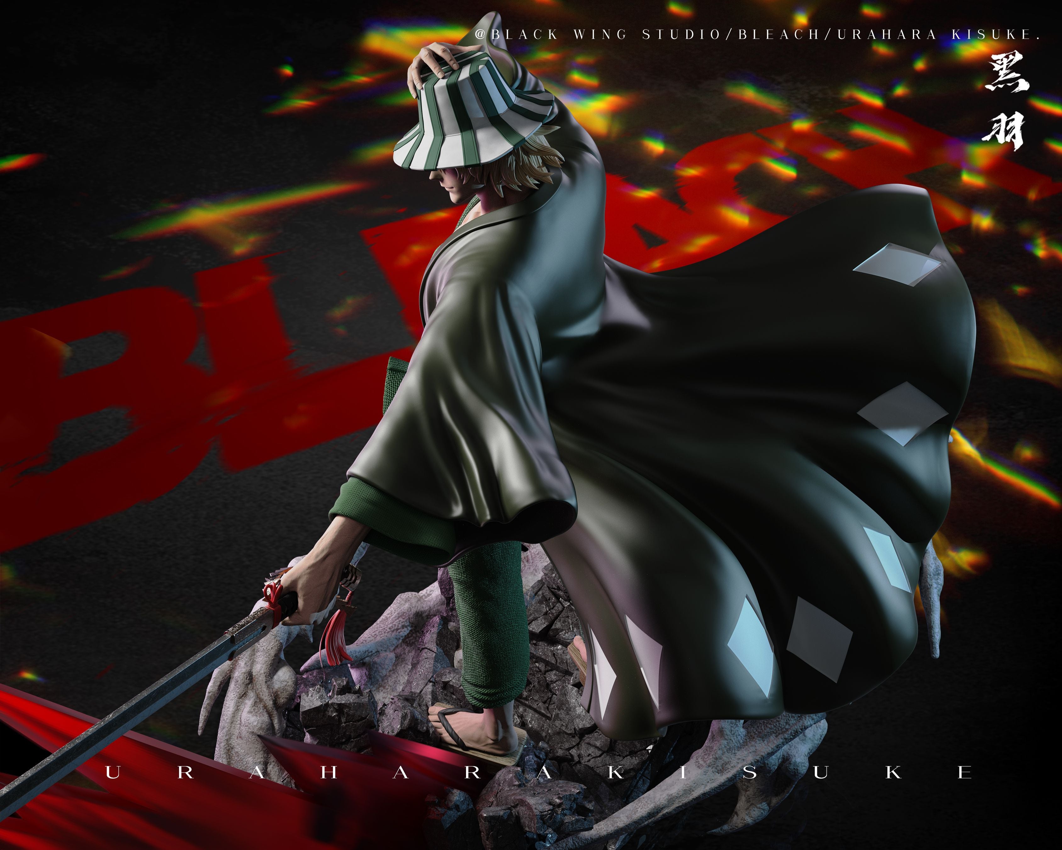 【In stock】 1/6 Scale Urahara Kisuke-Bleach-BlackWings Studio ...