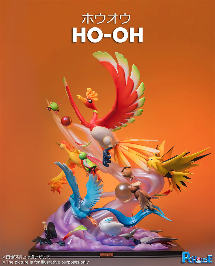 【In stock】Ho-oh-Pokemon-PC house - weareanimecollectors